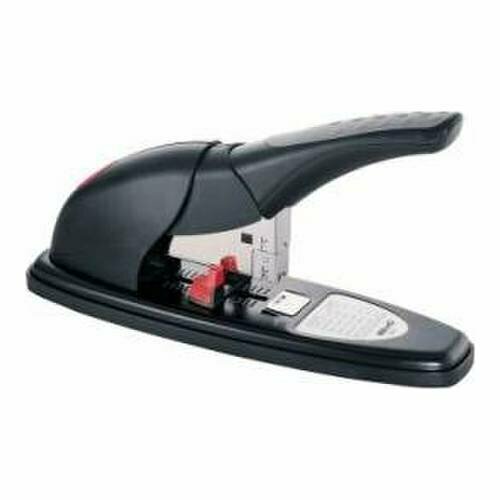 Степлер мощный KW-trio 5001 настольный до 140 листов скобы 23/6-23/17 с эргономичной ручкой черный