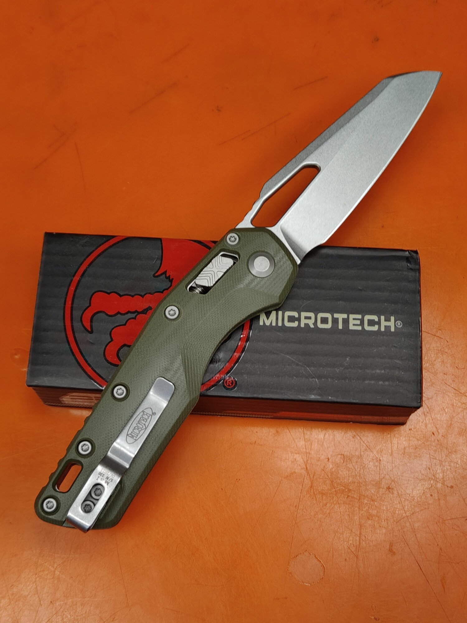 Microtech Нож туристический M390MK , длина лезвия 9 см