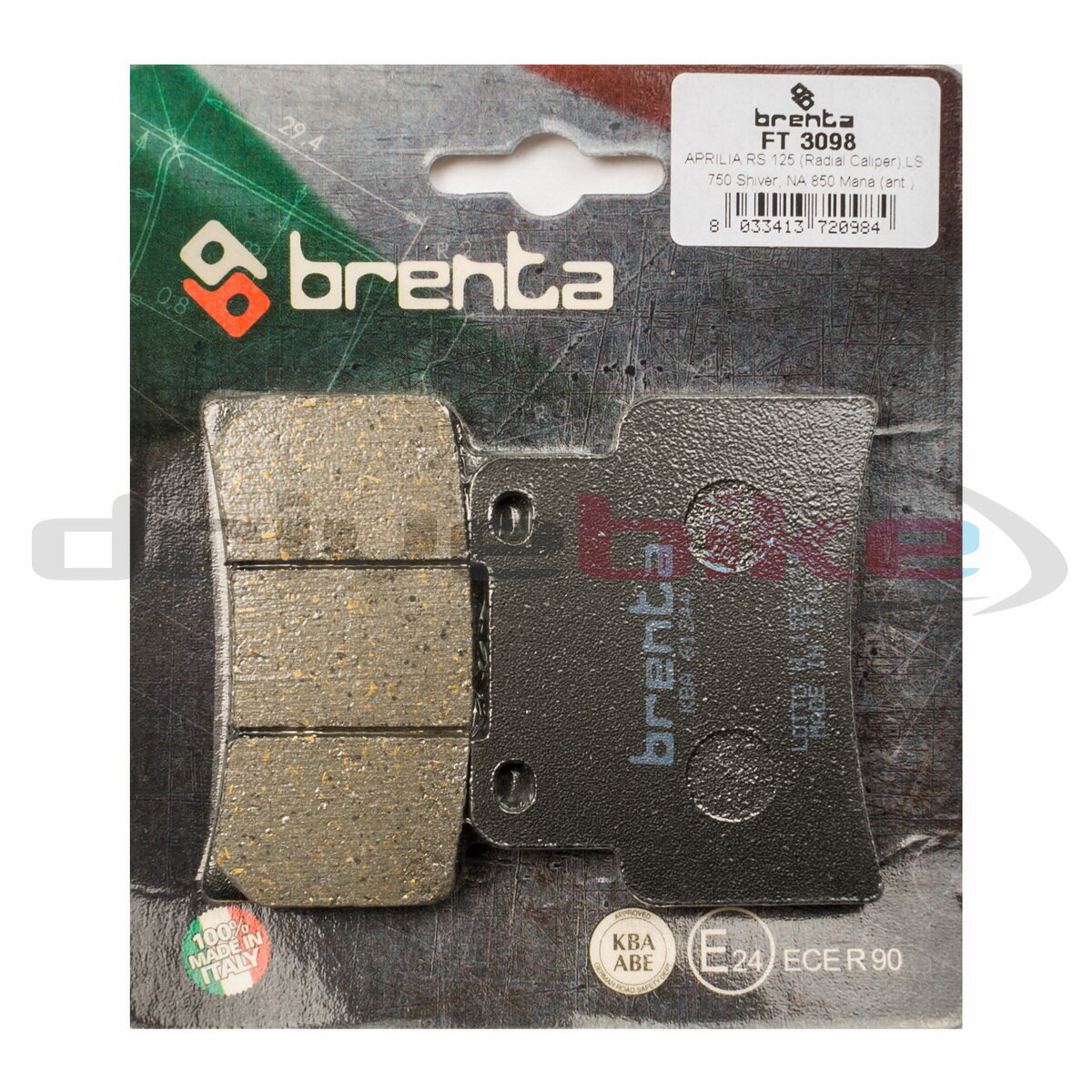 BRENTA Тормозные колодки FT 3098 Organic