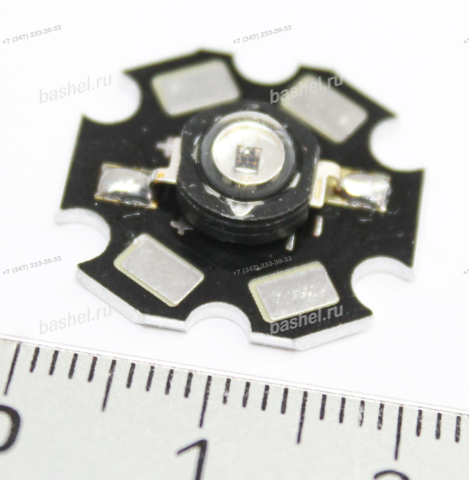 Star-1W 20Lm, 940nm, 120°, 1.5V KW-1WS-IR-940-Star Infra Red, Мощный светодиод