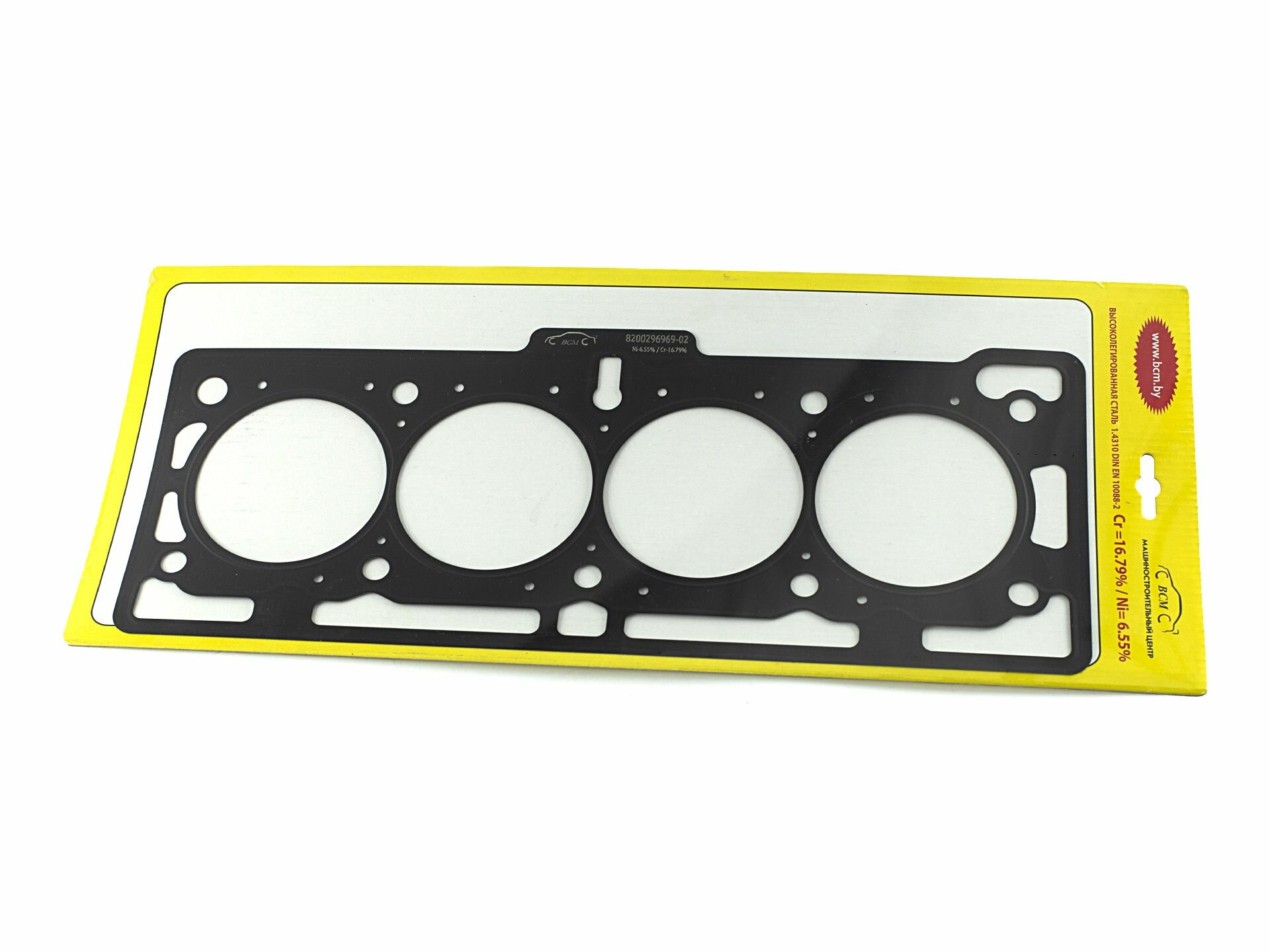 Прокладка ГБЦ БЦМ 8200296969, для LADA Largus и Renault 8