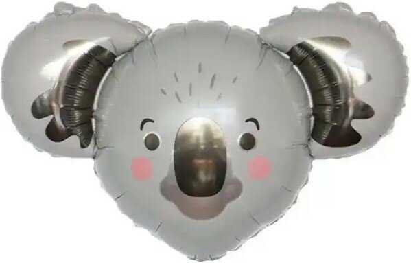 Шар (34'/86 см) Фигура, Голова, Милая Коала, 1 шт.
