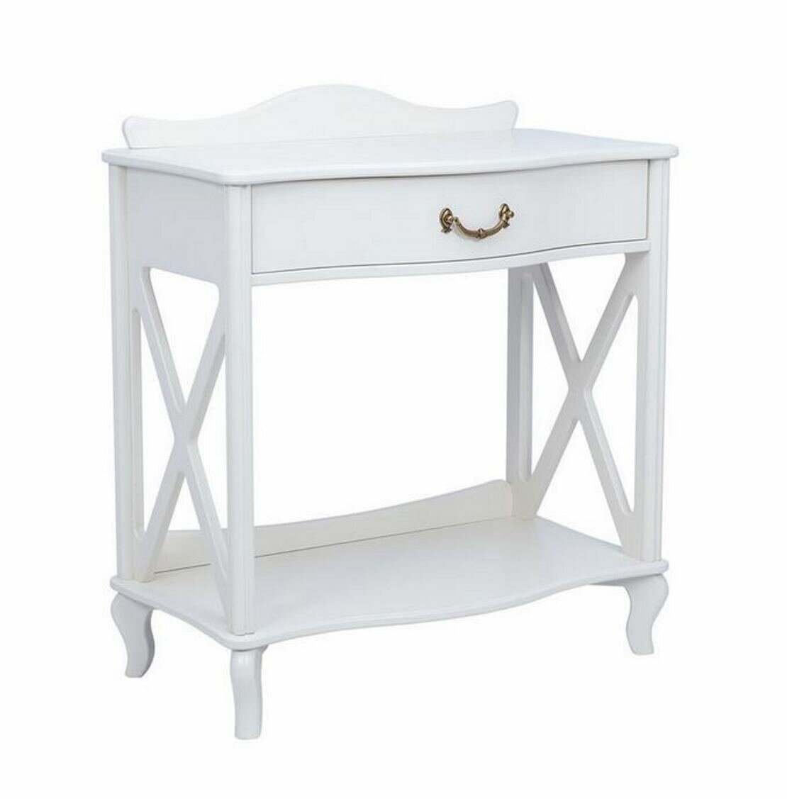 Консоль в прихожую Джульетта-2 деревянная, 75х43х85 см, цвет молочный дуб