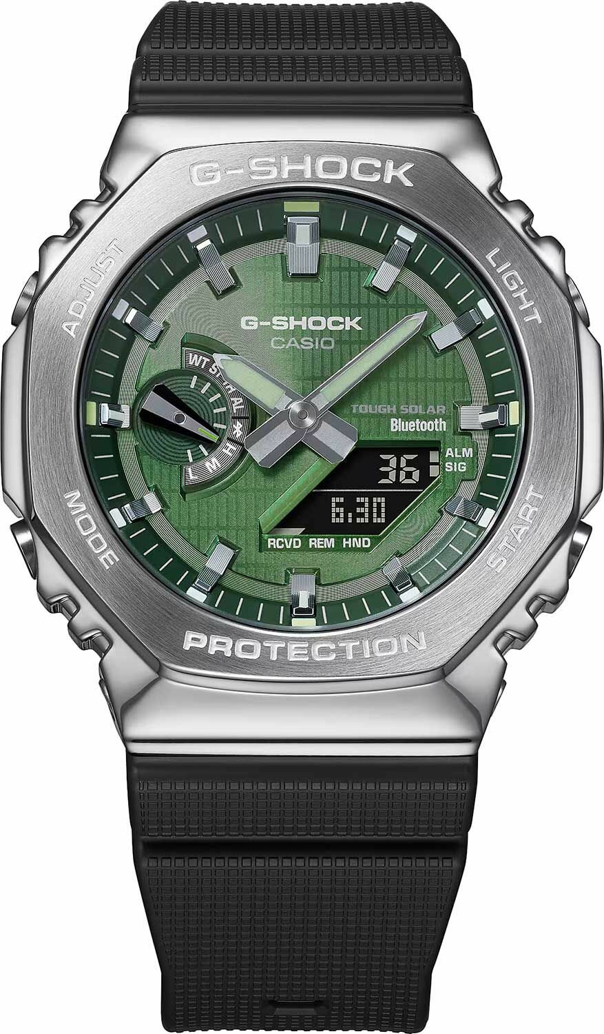 Наручные часы CASIO G-Shock, зеленый, — фото 1