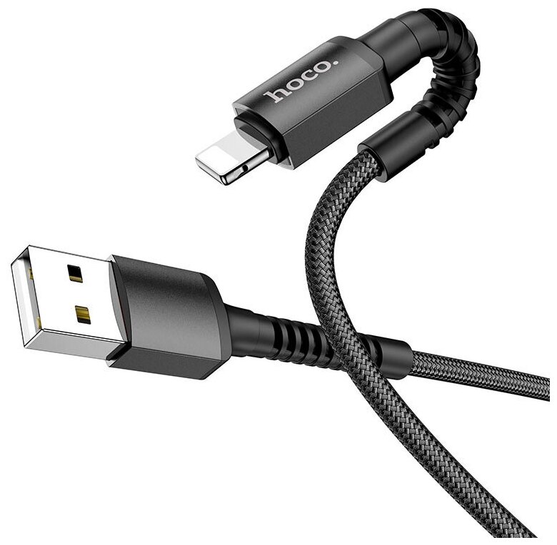 USB дата кабель Lightning, HOCO, X71, черный