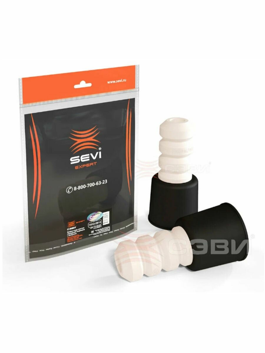 Отбойники передней стойки, комплект с кожухом LADA: Kalina II, Granta, Priora сэви-эксперт