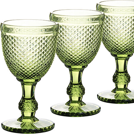 Набор бокалов 340 мл 6 шт зеленый LR 60429 KSMB-60429