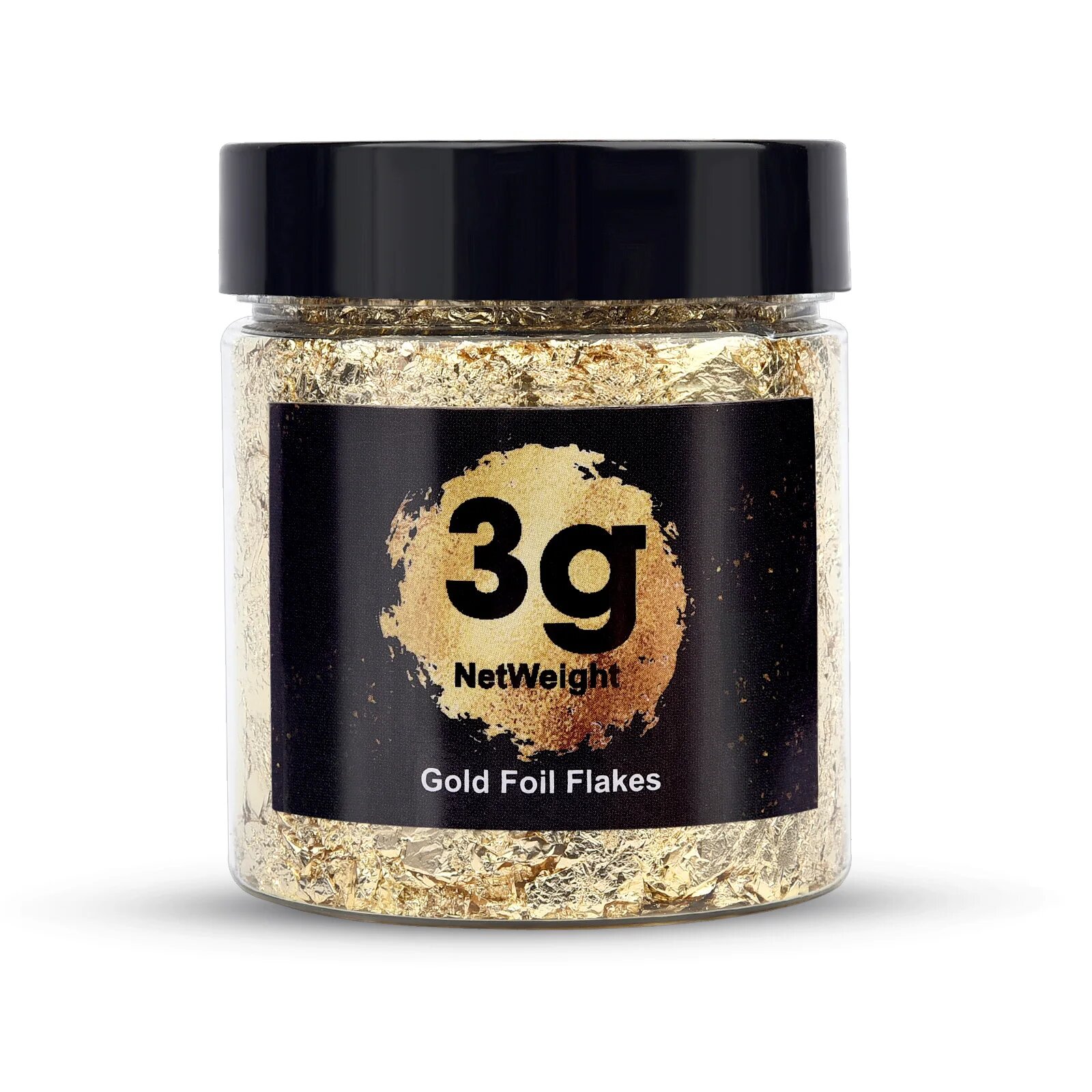 Золотые хлопья YAKAMOZ для декорирования 2г Gold (3g)