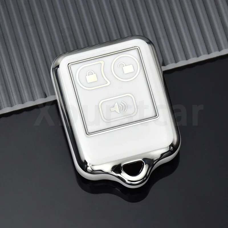 Брелок для ключей Ford Lincoln Mercury, 3 кнопки, белый