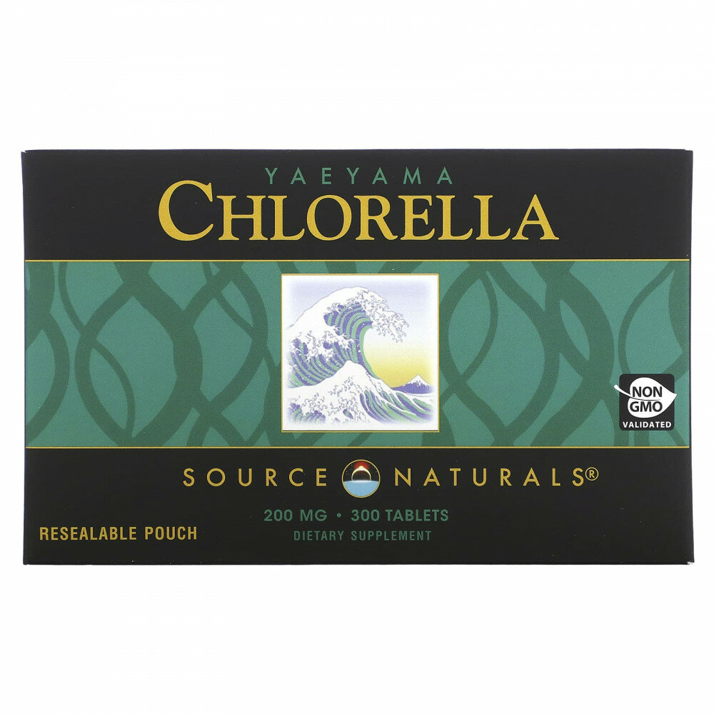 Source Naturals, Yaeyama Chlorella®, 300 таблеток