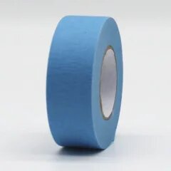 Цветной малярный скотч бумажный Синий, 20m 2cm, Light blue