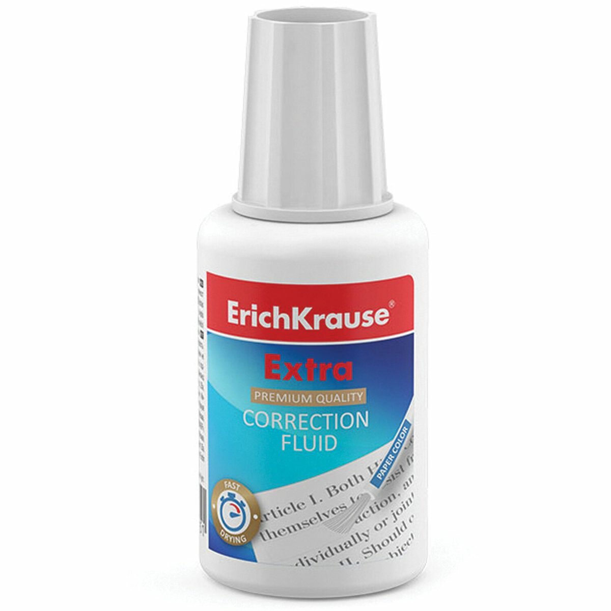 Корректирующая жидкость Erich Krause, 20мл, флакон с кисточкой (5), 240шт.