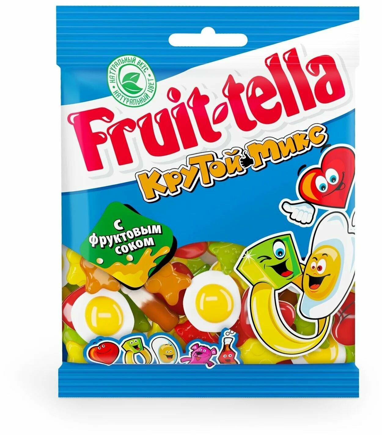 Мармелад Fruittella Крутой микс жевательный, 70г, 10 шт.