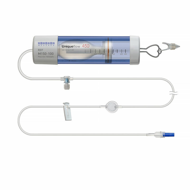 Помпа микроинфузионная одноразовая стерильная Mederen Uniqueflow (275 мл, 10 мл/ч, Без болюса, 1 набор, Фиолетовый)