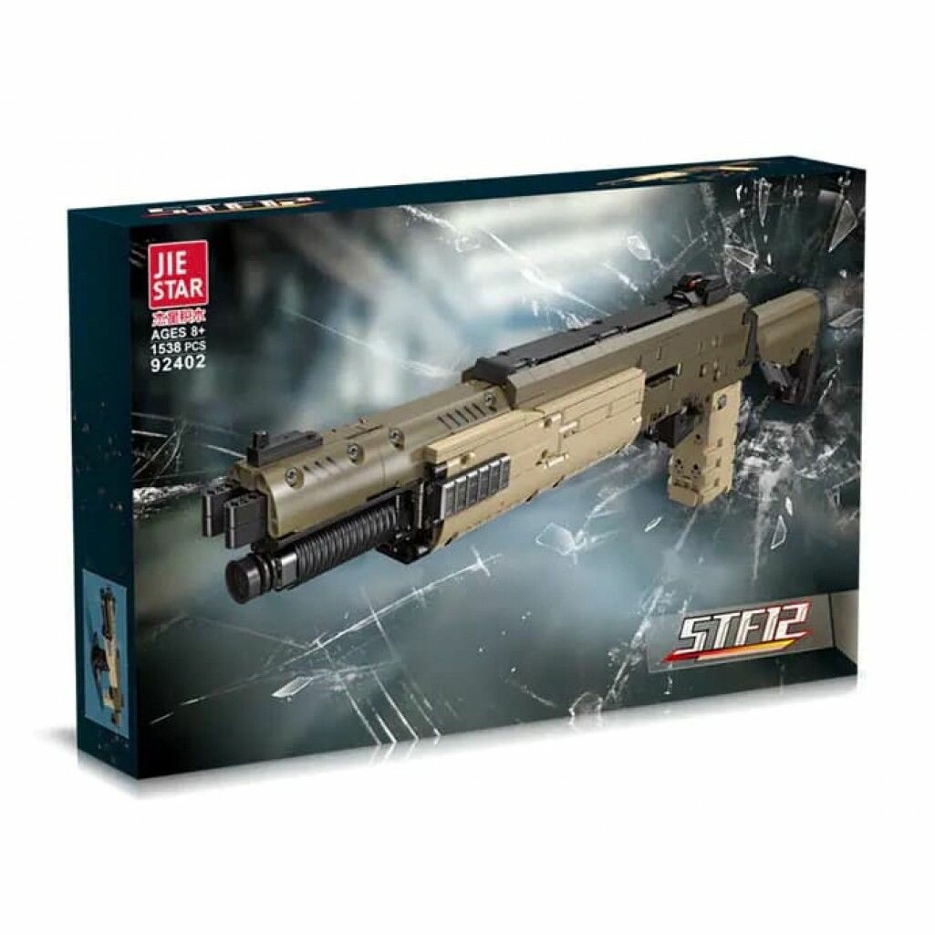 Конструктор 92402 JIE STAR Гладкоствольное ружьё Fabarm STF 12 Compact, 1538 деталей