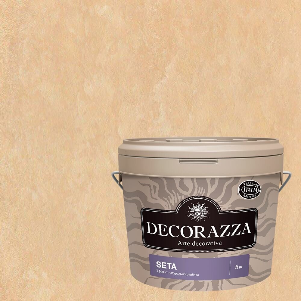 Декоративная штукатурка с эффектом натурального шелка Decorazza Seta (5кг) ST 11-68