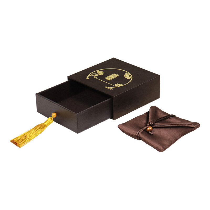 Коробка для наследования Xin hengxiang "Ретро-браслет", древесный материал, с кисточками