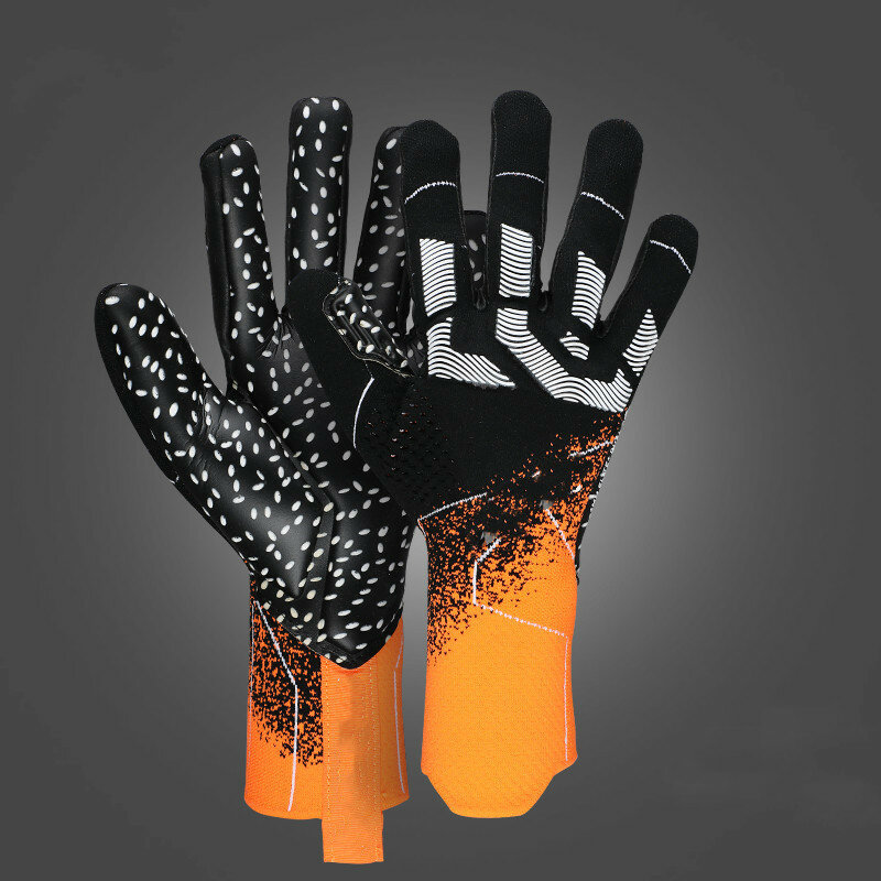 Вратарские перчатки Falcon, латексные, детские, №5, черно-оранжевые