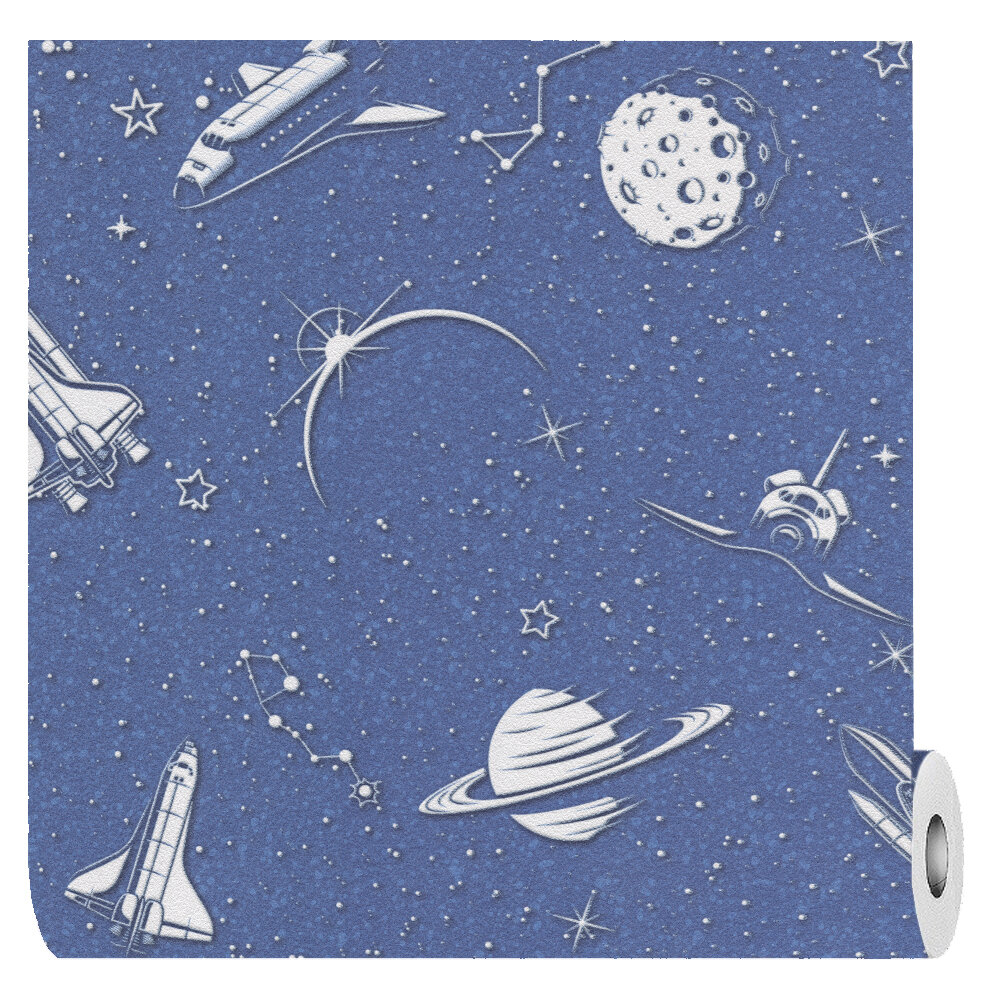 Обои бумажные 10х0,53 м МОФ Космос 1, 6262-6