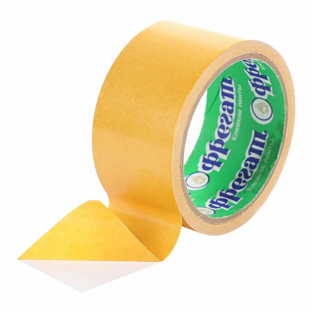 Клейкая лента двухсторонняя 48 мм х 10 м полипропиленовая