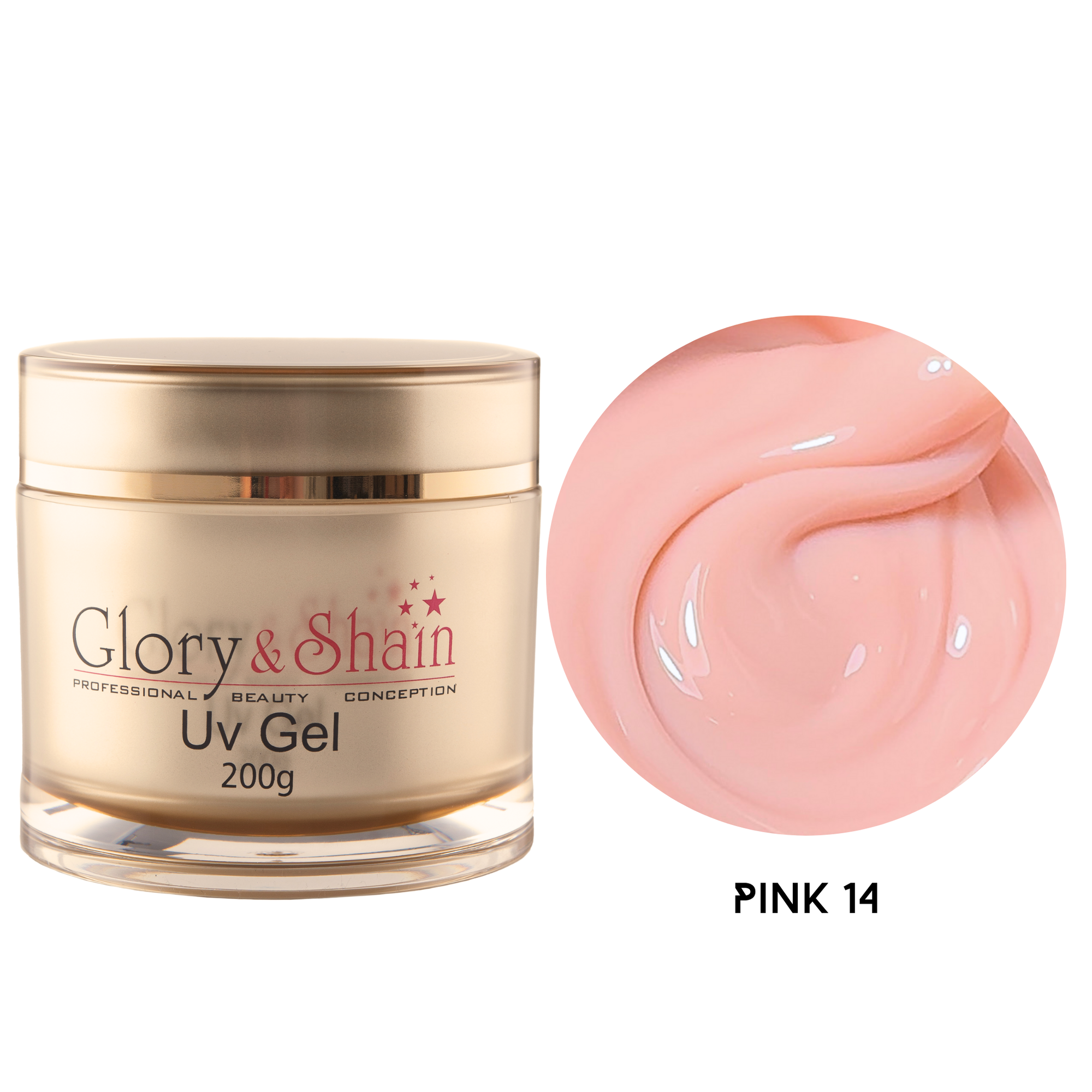 Гель для наращивания ногтей Pink-14 200 гр.