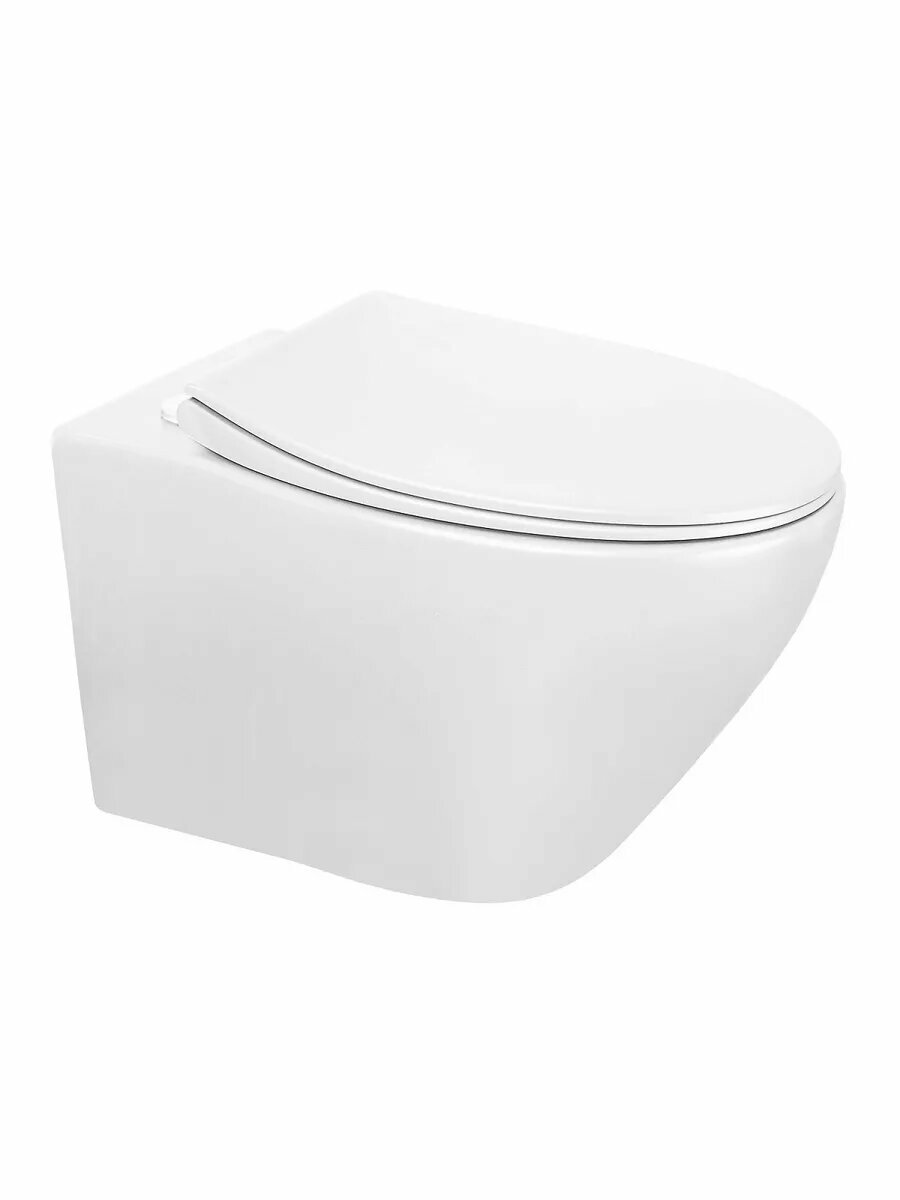 Унитаз подвесной Azario Keras безободковый AZ-99046W [+3_ZV16.2_+1_ZS8]