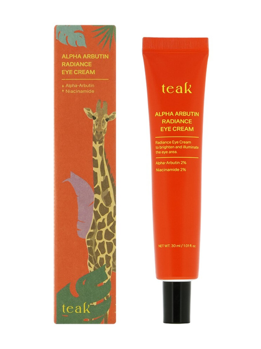 Крем для контура глаз TEAK ALFA ARBUTIN для сияния кожи с альфа-арбутином 30 мл