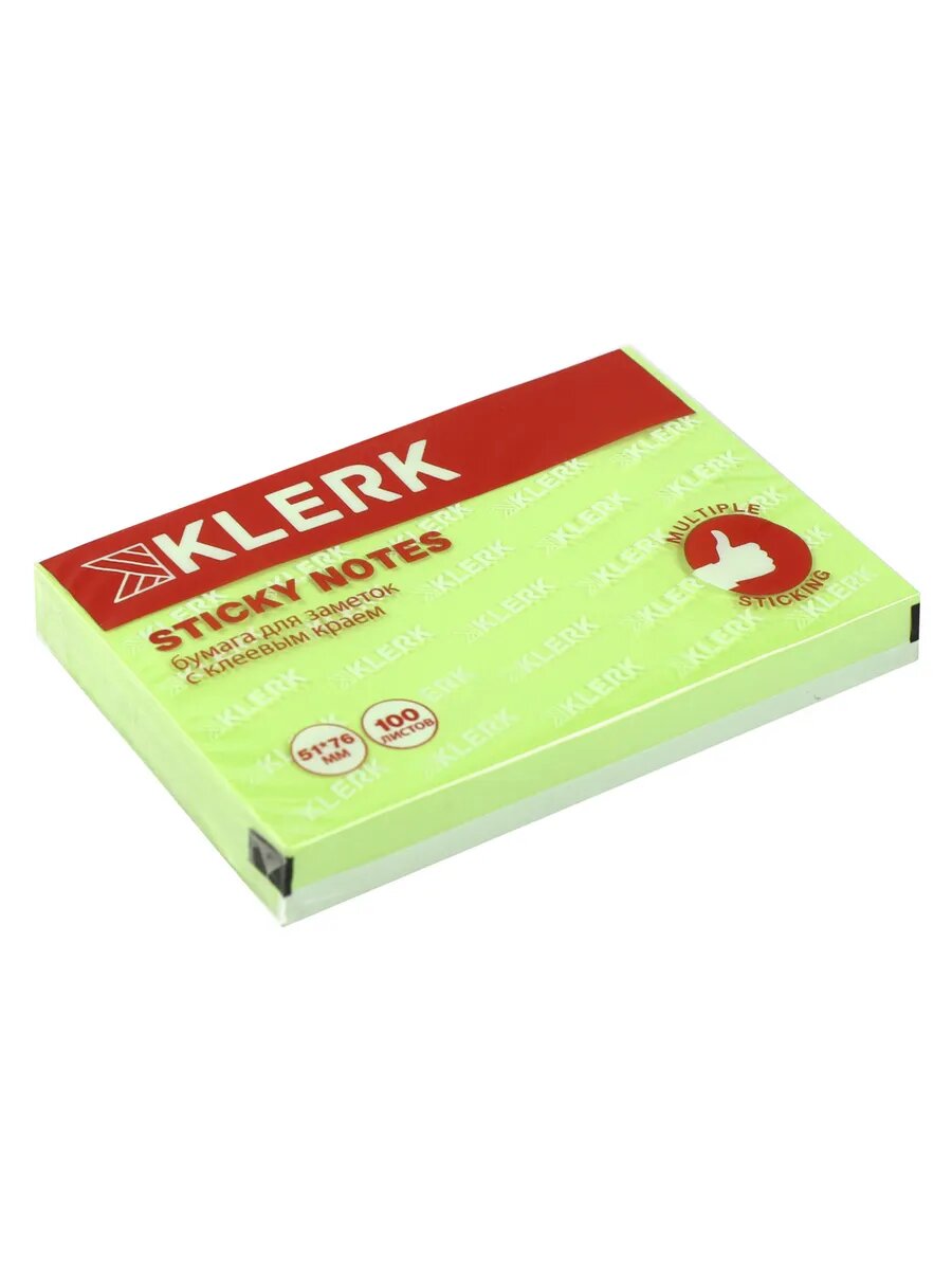 Блок для записей самоклеящийся 51*76 мм 100 л