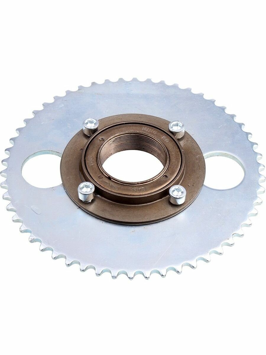 34 мм заднее правое свободное колесо 4 болта со звездочкой для электрического скутера велосипеда pocket pit bike T8F, 54-зубая звездочка