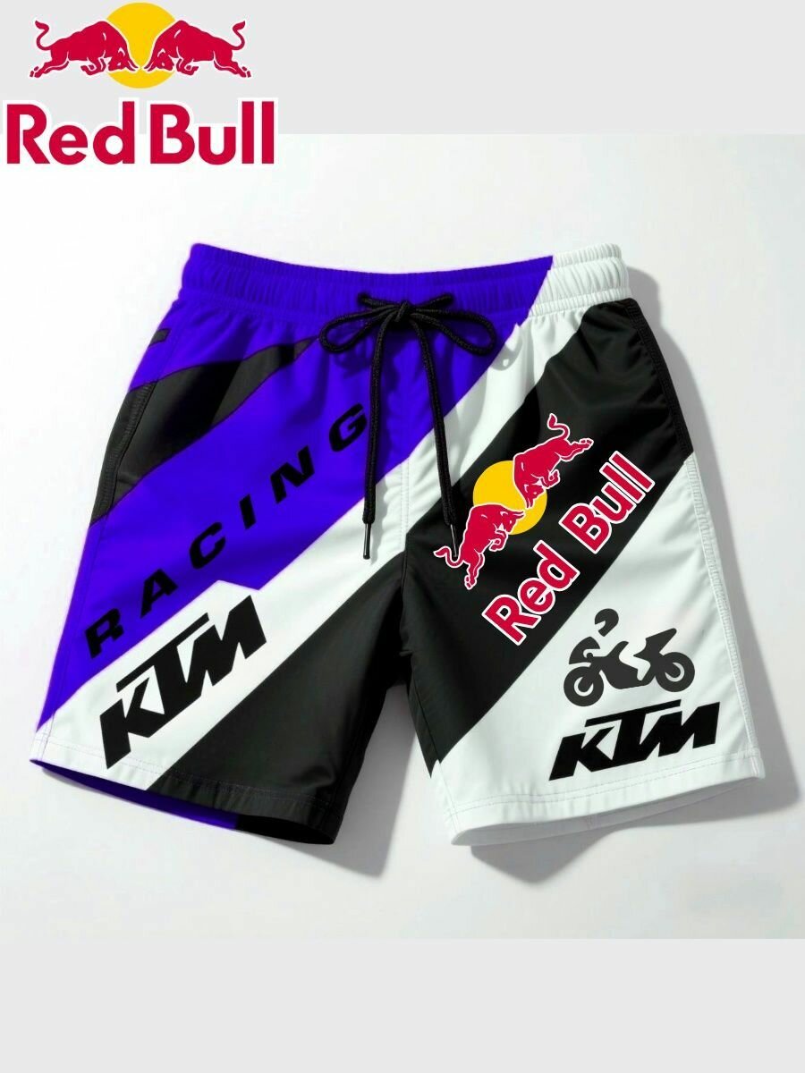 Red Bull Мотоциклетные шорты для бездорожья KTM Летние мотоциклетные шорты MTB MOTO MX XC DH