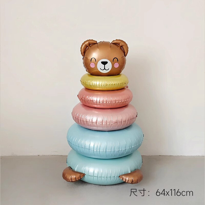 Воздушные шары "Счастливый Мишка", для детского дня рождения