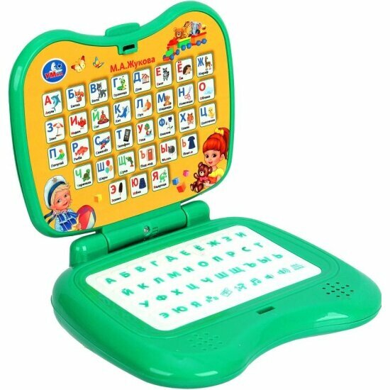 Обучающий компьютер Умка азбука, 100+ песен, стихов и звуков Жукова М. А, HT1479-R