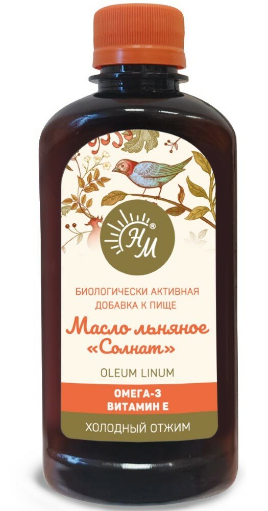 Масло льняное солнат