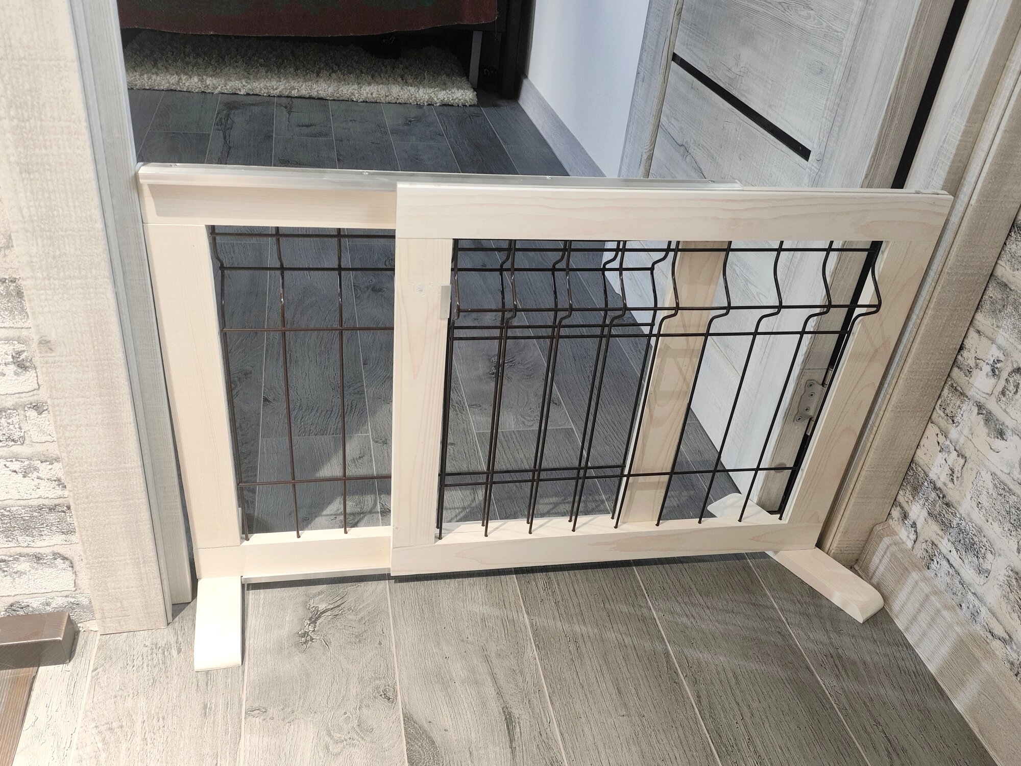 Барьер-перегородка CRAFT_TOOLS, для собак, деревянный, цвет белый