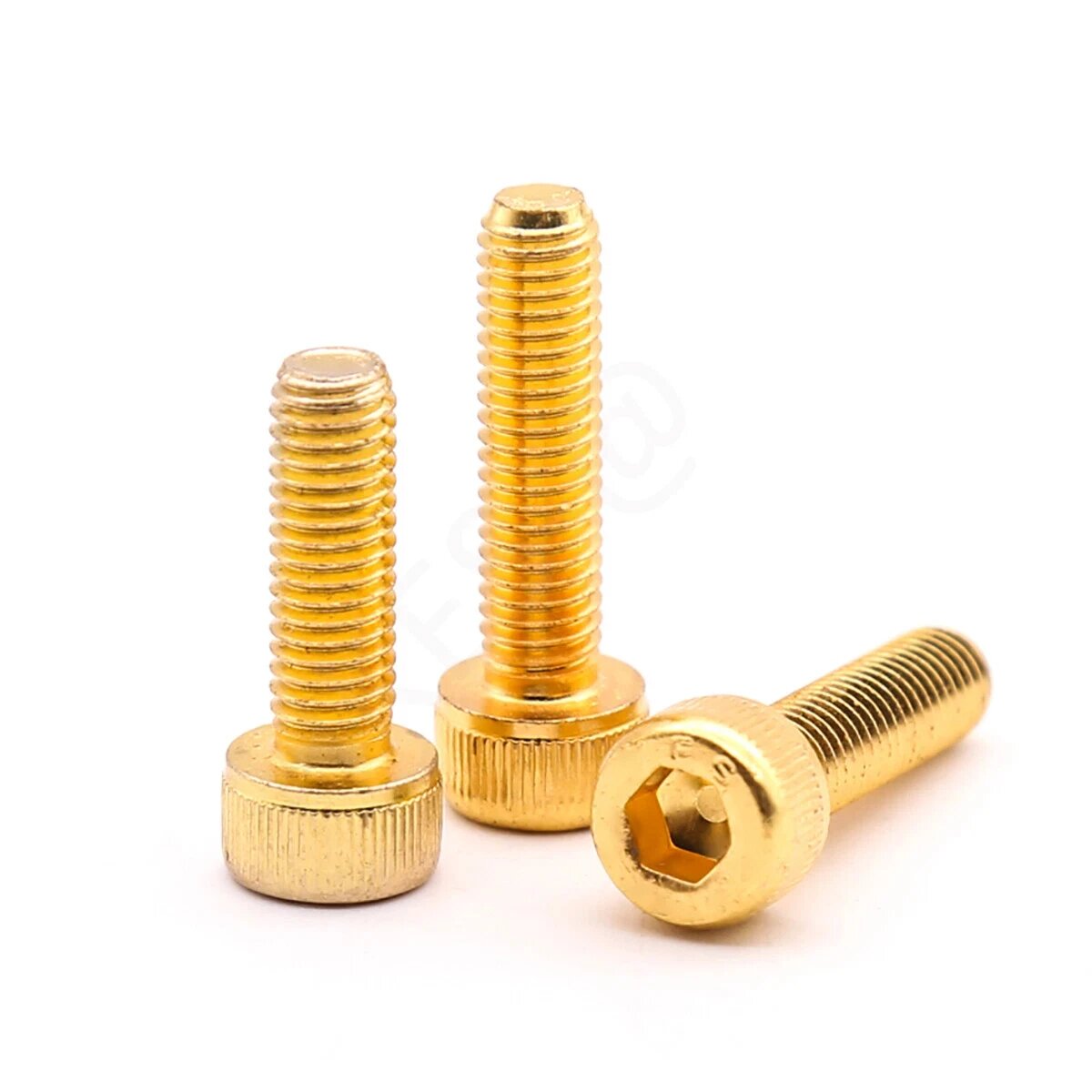 Титановые позолоченные болты с шестигранной головкой M2-M5, класс 12.9, длина 4-35 мм M3x14mm 10Pcs