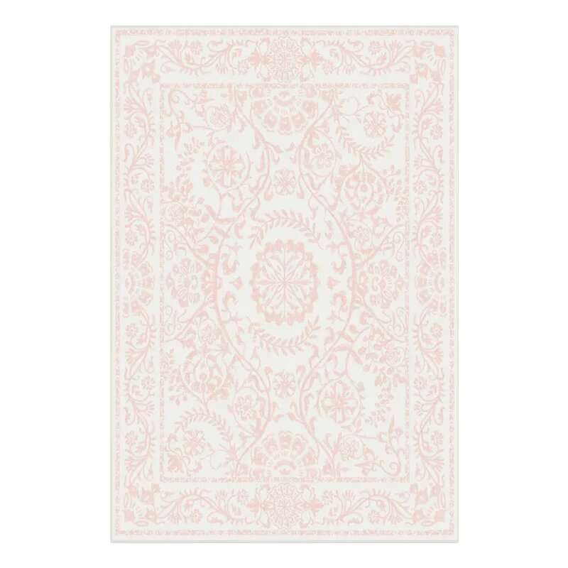 Декоративный ковер NoEnName_Null китайский стиль Розовый, 100x160cm, QM1086-QD-A