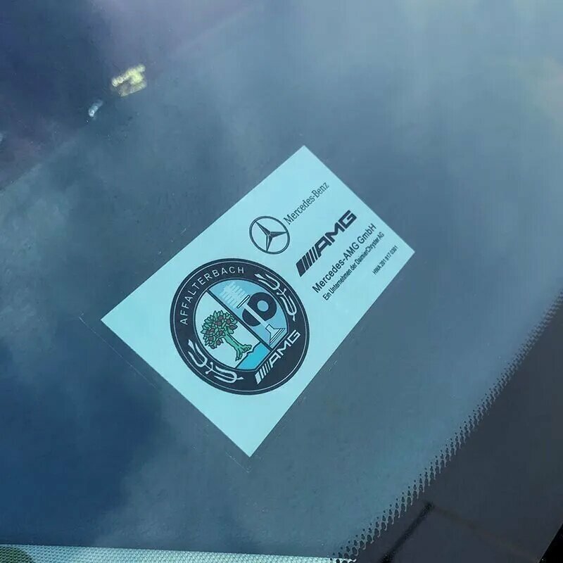 Наклейка под лобовое стекло Mercedes-Benz AMG/JDM Творческий автомобиль наклейки/статические наклейки