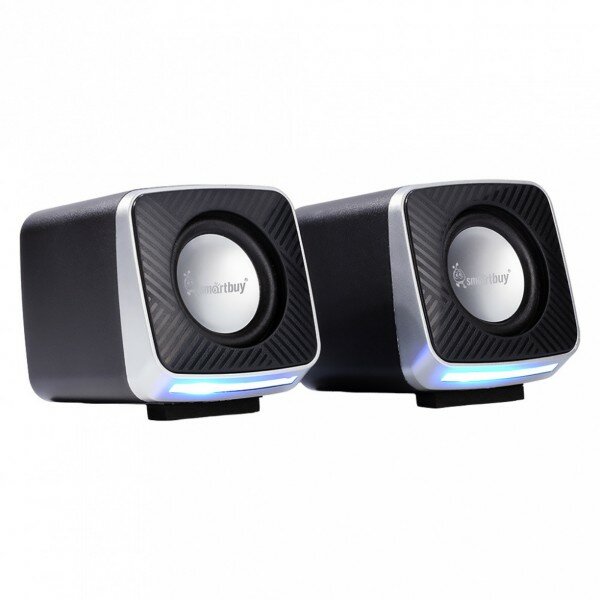 Колонки SmartBuy® 2.0 MINI PRO, мощность 6 Вт, LED (SBA-5550)