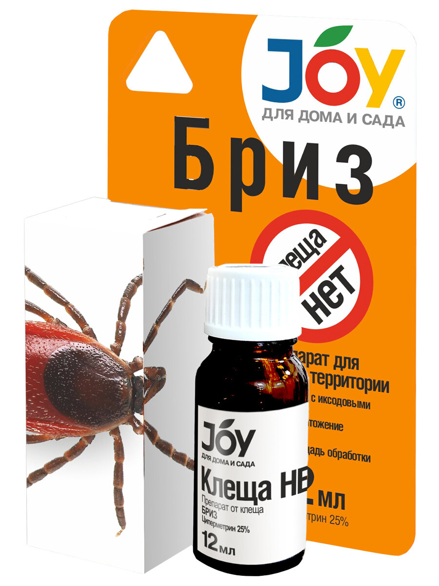 Средство для обработки территории от клещей Joy Клеща нет 12мл