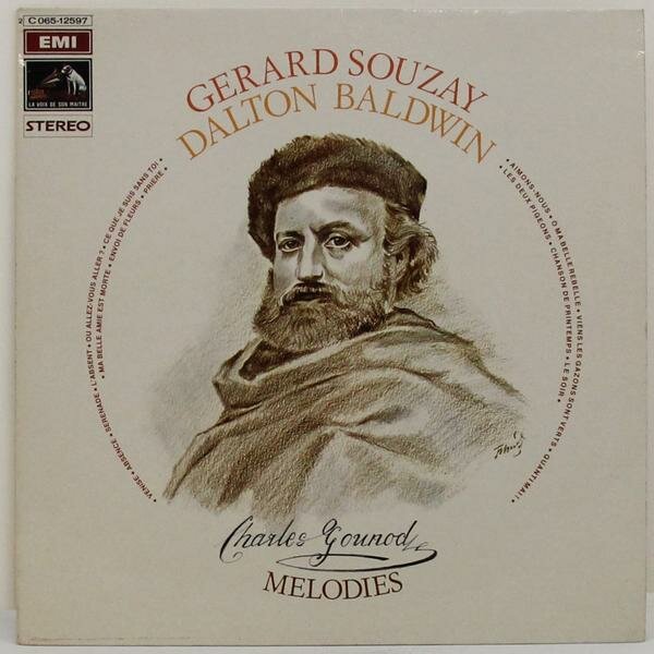 Винтажная виниловая пластинка CHARLES GOUNOD - MELODIES (GERARD SOUZAY, DALTON BALDWIN)