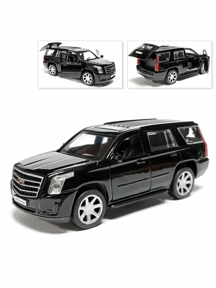 Машинка Welly Cadillac Escalade 2017, x`чёрный, 1:38, арт.43751W-R