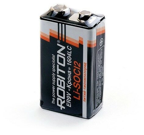 Батарейка крона литий Robiton ER9V Li 1200мАч