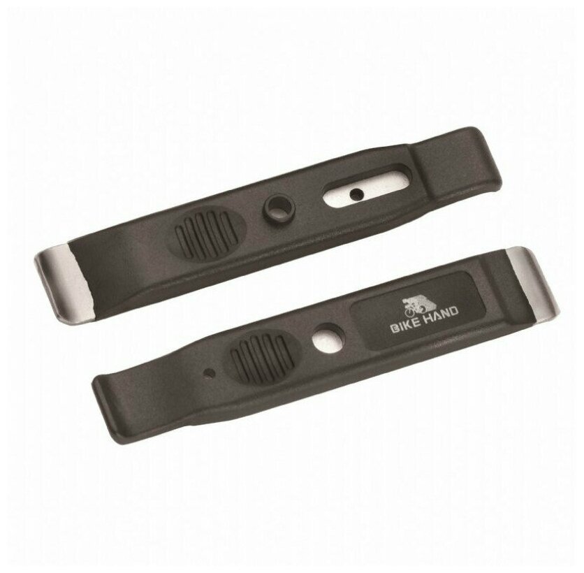 Монтировки YC-3128P пластиковые со стальным сердечником (2шт) 10см черные BIKEHAND