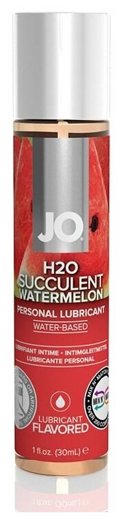 Лубрикант С ароматом арбуза JO FLAVORED WATERMELON - 30 МЛ.