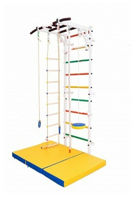 Шведская стенка "Аризона", Белая - перекладины светофор