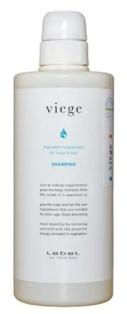 Шампунь Lebel Cosmetics Viege Shampoo, 600 мл