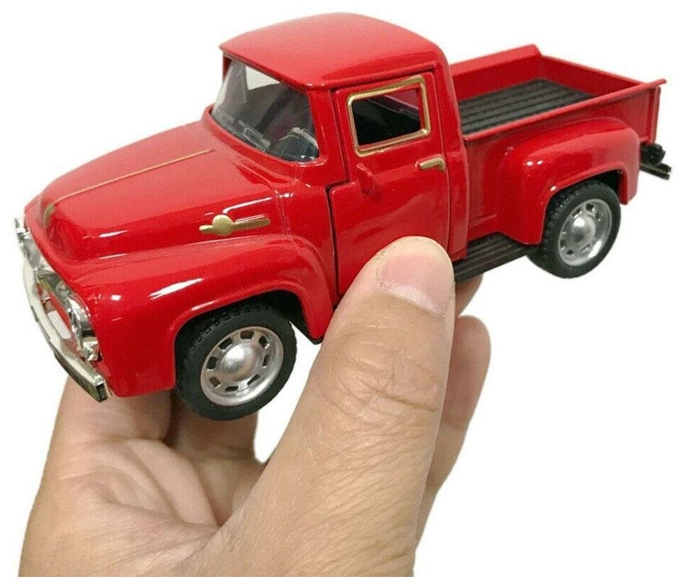 Коллекционная игрушечная машина Ford красного цвета,1:32Модель пикапа Игрушки для мальчиков