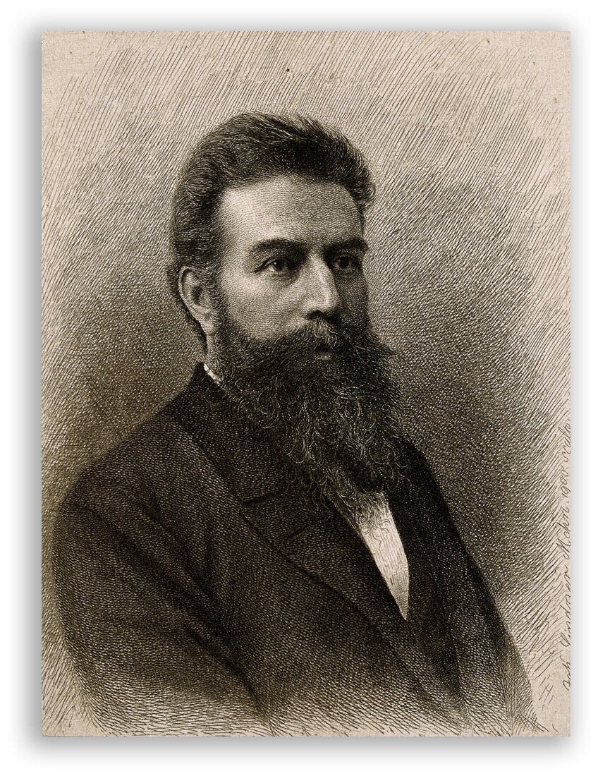 Постер на бумаге / Wilhelm Rontgen / Вильгельм Рентген