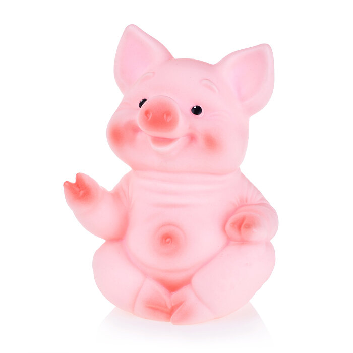 Резиновая игрушка для купания Поросенок Венька 18 см Огонек