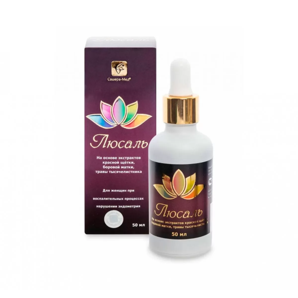 Капли Сашера-Мед "Люсаль", для женщин, натуральная формула, 50мл
